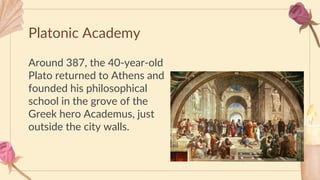 GREEK & WESTERN PERSPECTIVE LIFE & WORKS OF PLATO.pptx