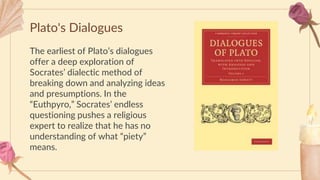 GREEK & WESTERN PERSPECTIVE LIFE & WORKS OF PLATO.pptx