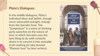 GREEK & WESTERN PERSPECTIVE LIFE & WORKS OF PLATO.pptx