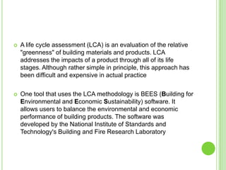 Green Building Materials | PPTX
