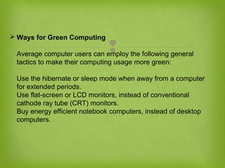 Green | PPT