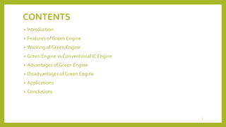 Green Engine | PPTX