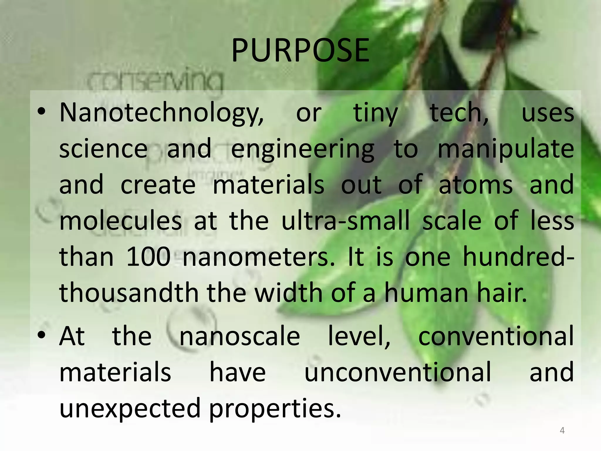 Green Nanotechnology | PPTX