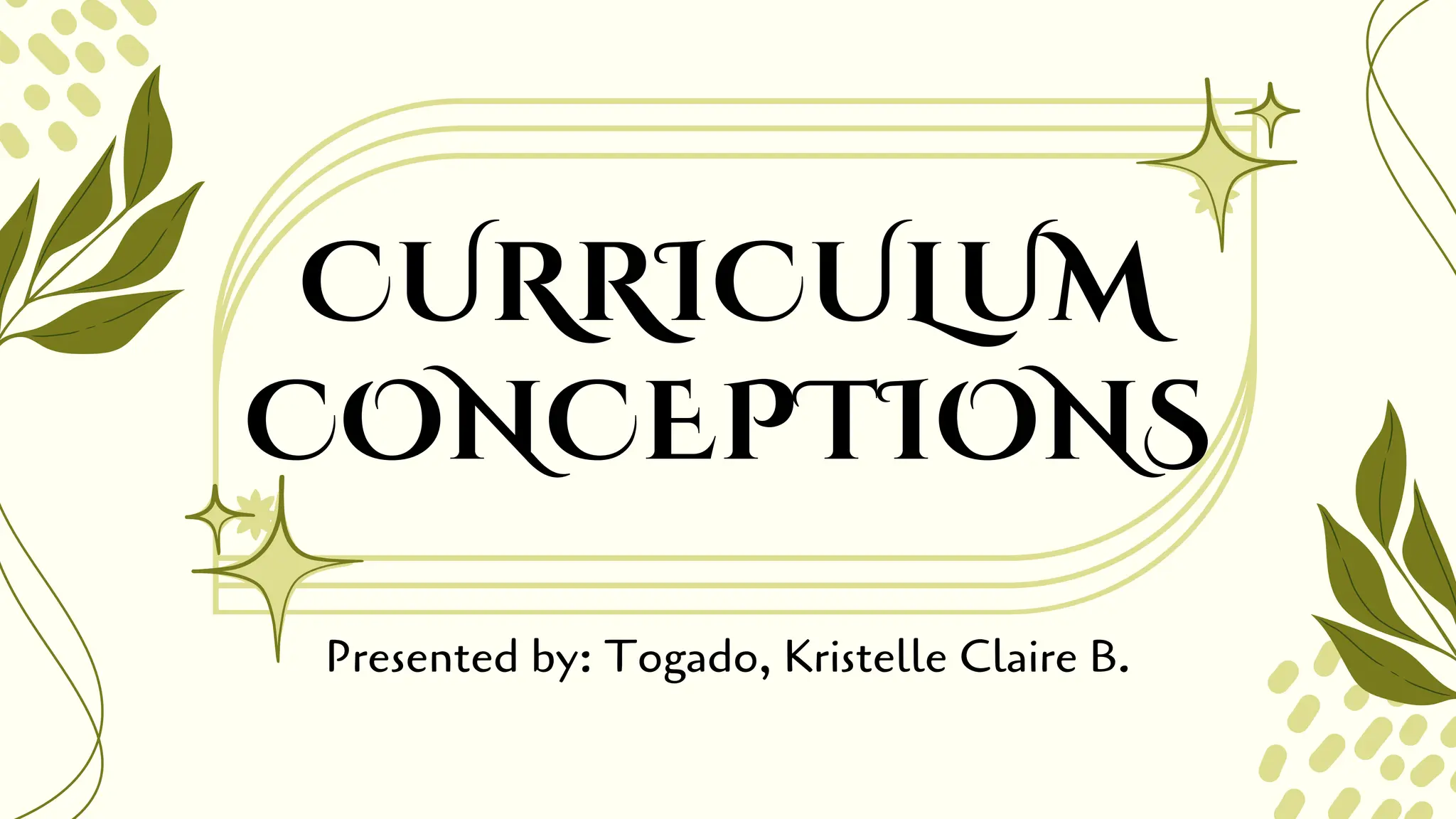Curriculum Conception (The Teacher and the School Curriculum) | PDF