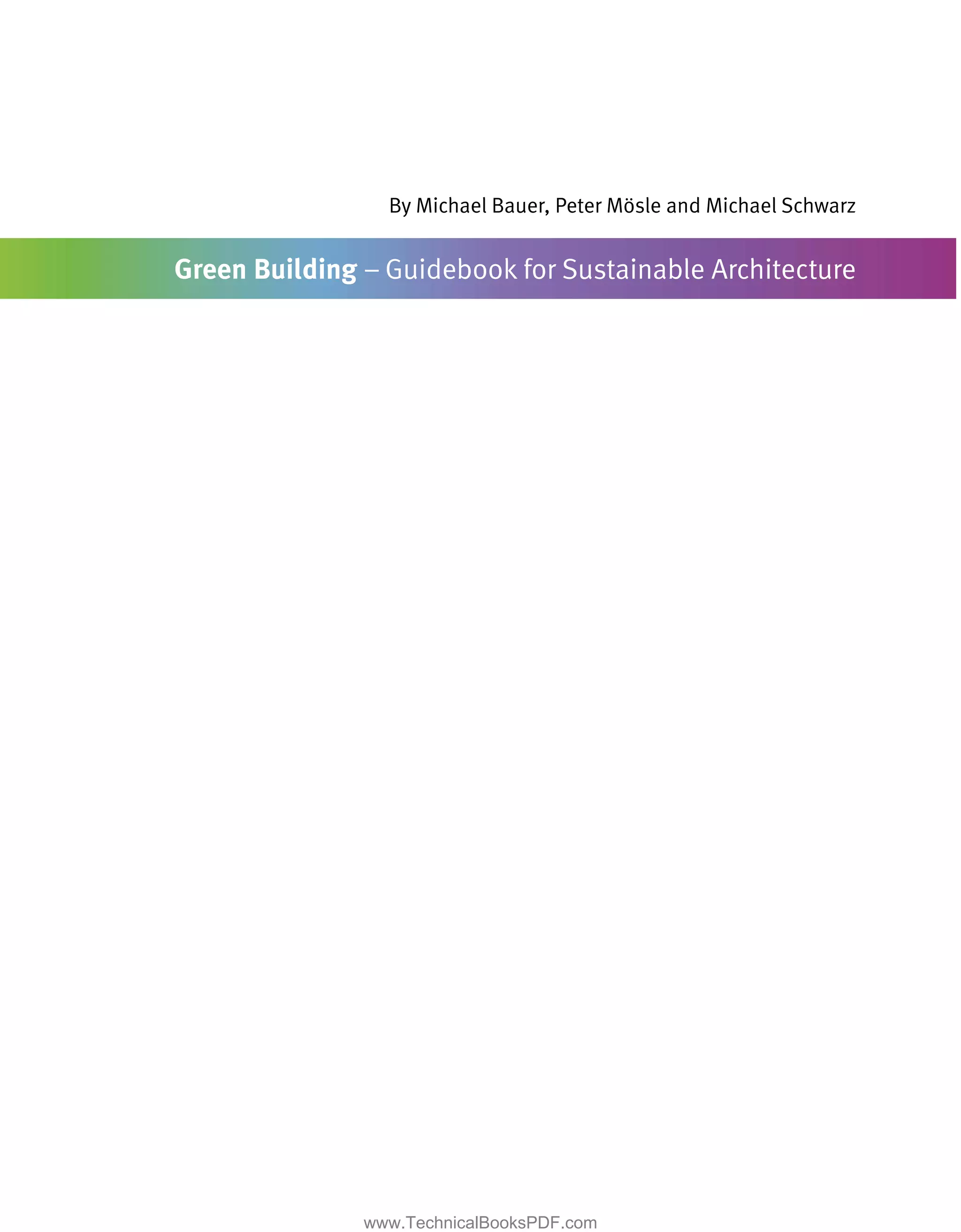 Green building-guidebook-for-sustainable-architecture-pdf | PDF ...