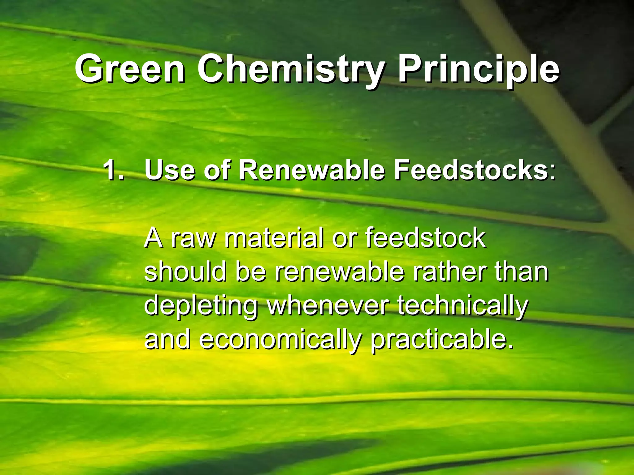 Green Chemistry Biomimicry Slideshow Oct 2006 | PPS