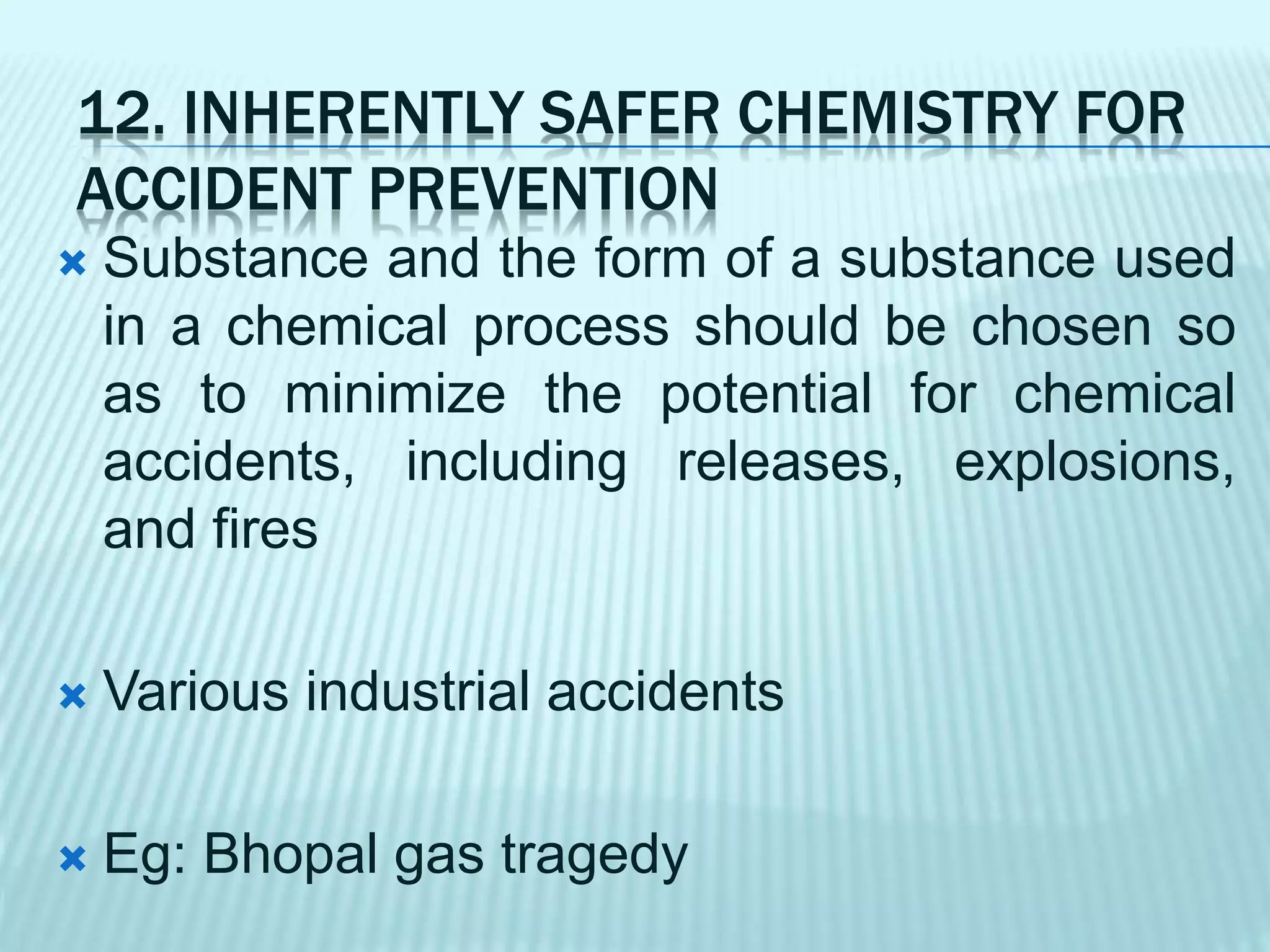 Green chemistry-presentation | PPTX
