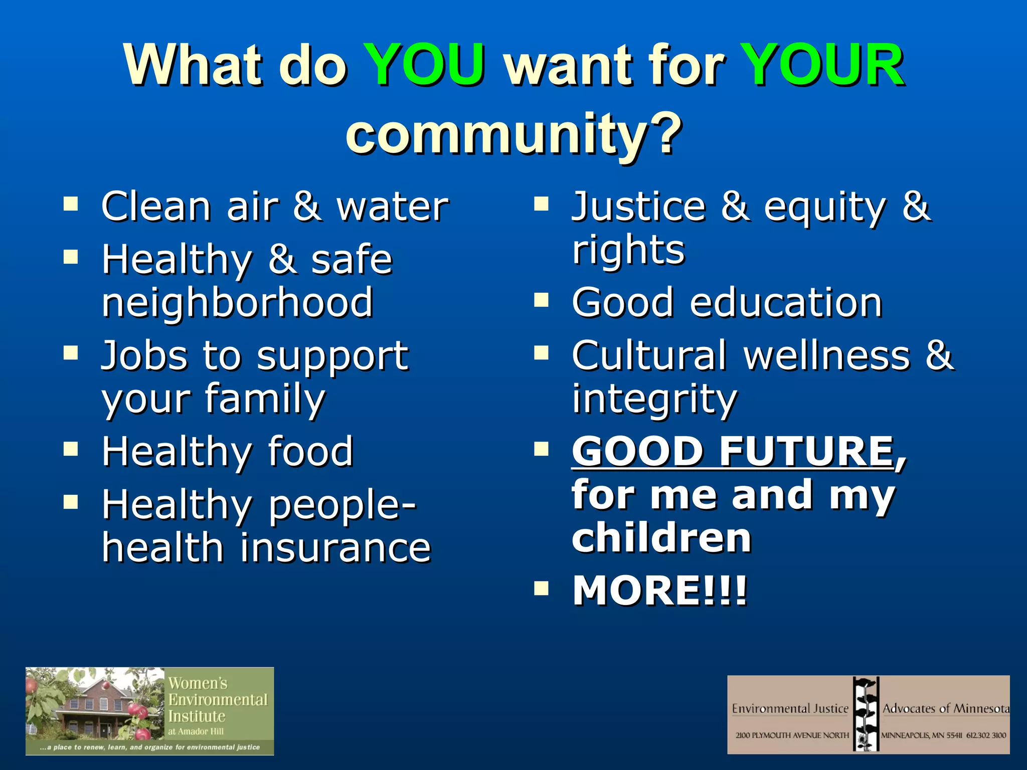 Green Collar Jobs And Your Community | PPT