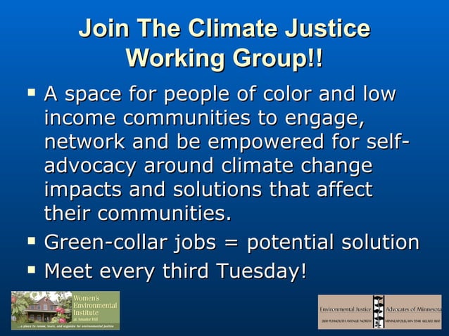 Green Collar Jobs And Your Community | PPT