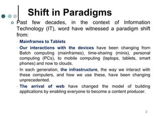 Green Commputing - Paradigm Shift in Computing Technology, ICT & its ...