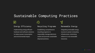 Green Computing Initiatives in Recent World | PDF