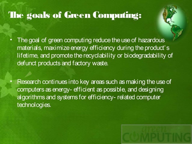 Green Computing | PPT