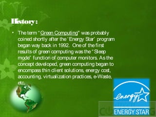 Green Computing | PPT