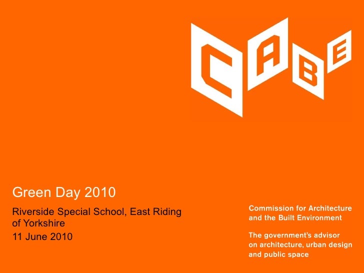 Green Day 2010: Riverside Special School, East Riding of Yorkshire