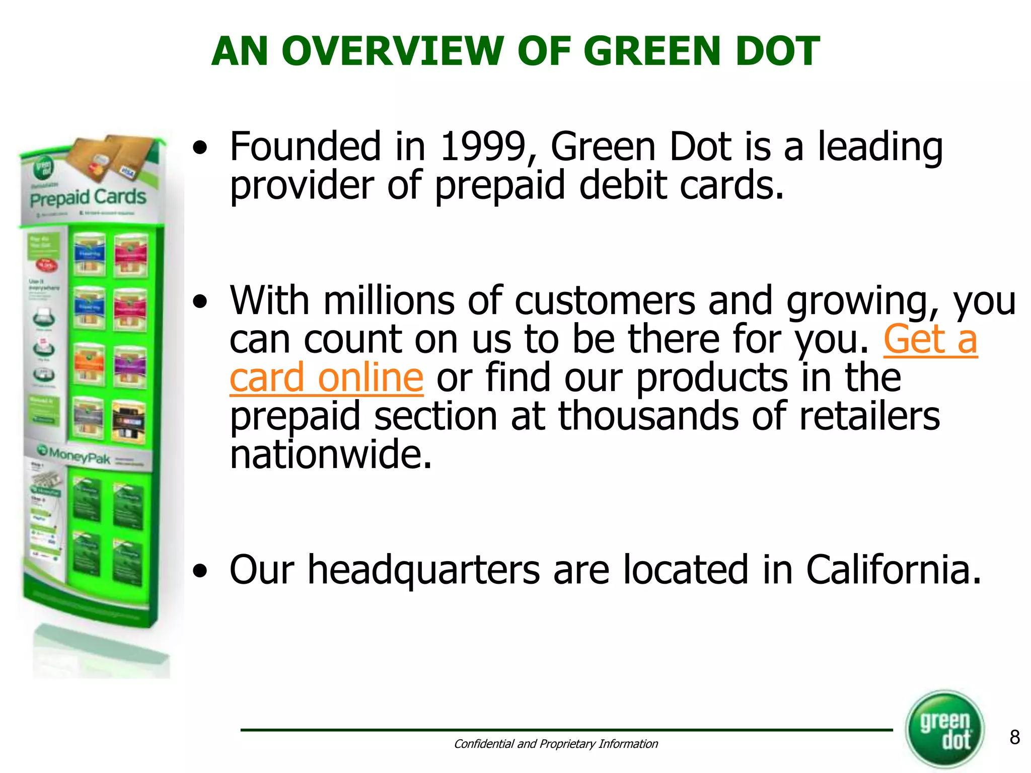 Green Dot Card | PPTX