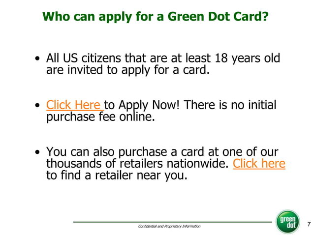 Green Dot Card
