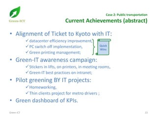 Green ict front presentation | PPTX