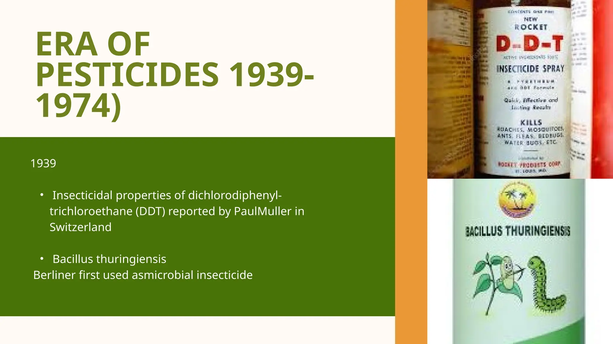 Pre-Integrated Pest Management Era Presentation | PPTX