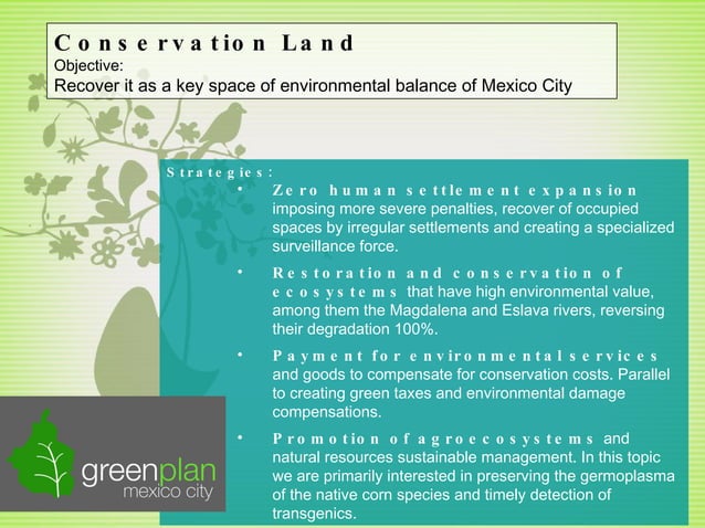 Creating and Implementing Green Plans: Mexico City Case Study | PPT