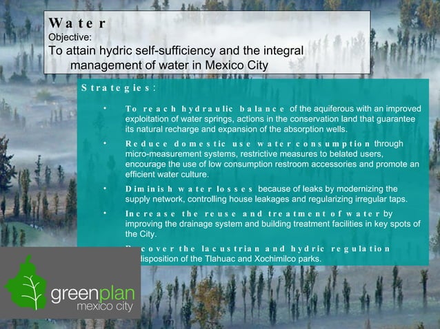 Creating and Implementing Green Plans: Mexico City Case Study | PPT