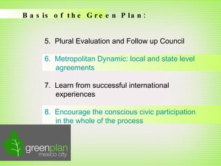 Creating and Implementing Green Plans: Mexico City Case Study | PPT