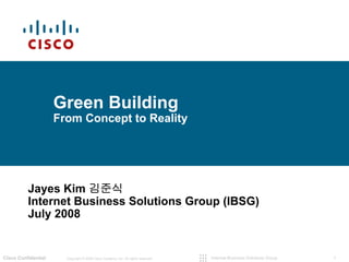 cisco green it | PDF | Green Solutions | Business