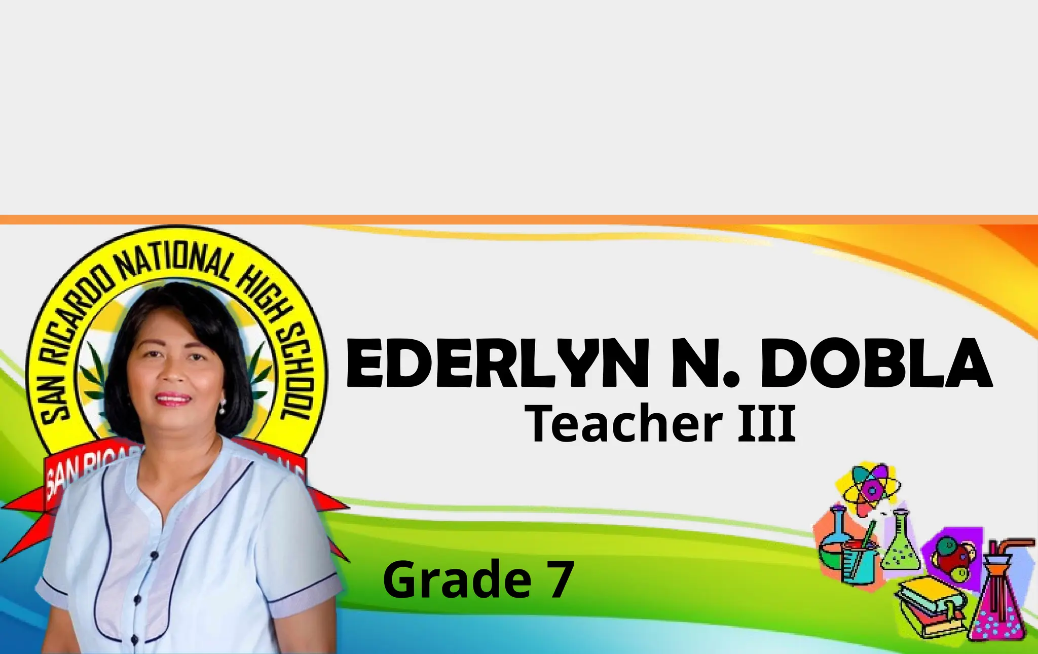 School temporary name tag green theme.pptx