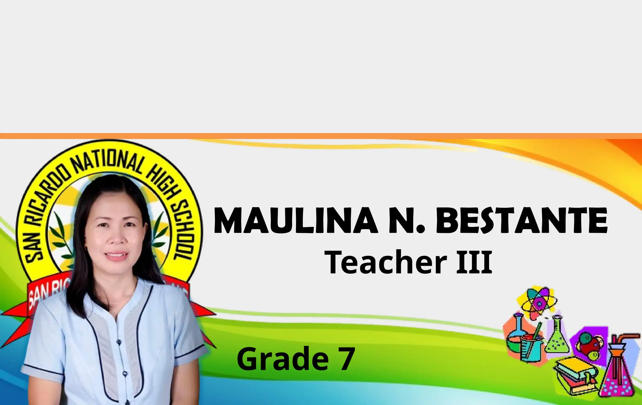 School temporary name tag green theme.pptx