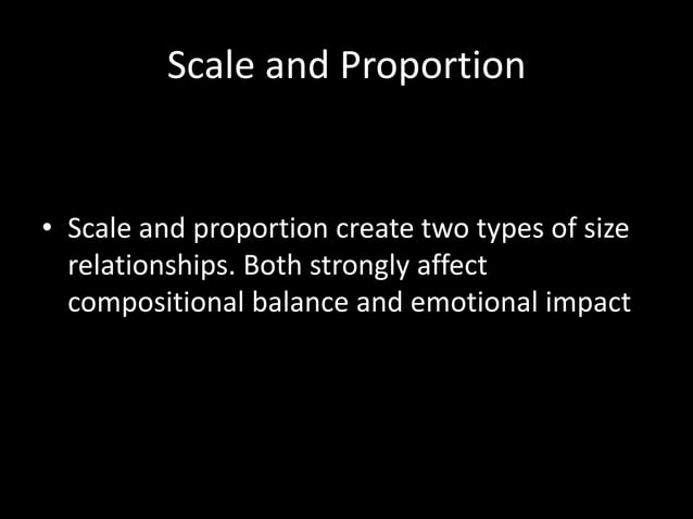 Green 2d 07_scale_and_proportion | PPT
