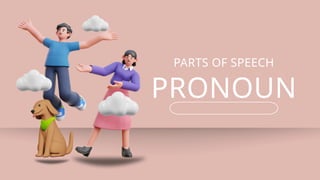 Green 3D Gradient English Parts of Speech Pronoun Educational ...