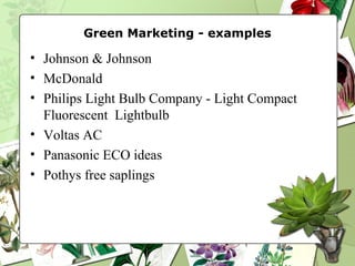 Green advertising | PPT