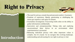 Right to Privacy Case Studies PDF ………….. | PDF