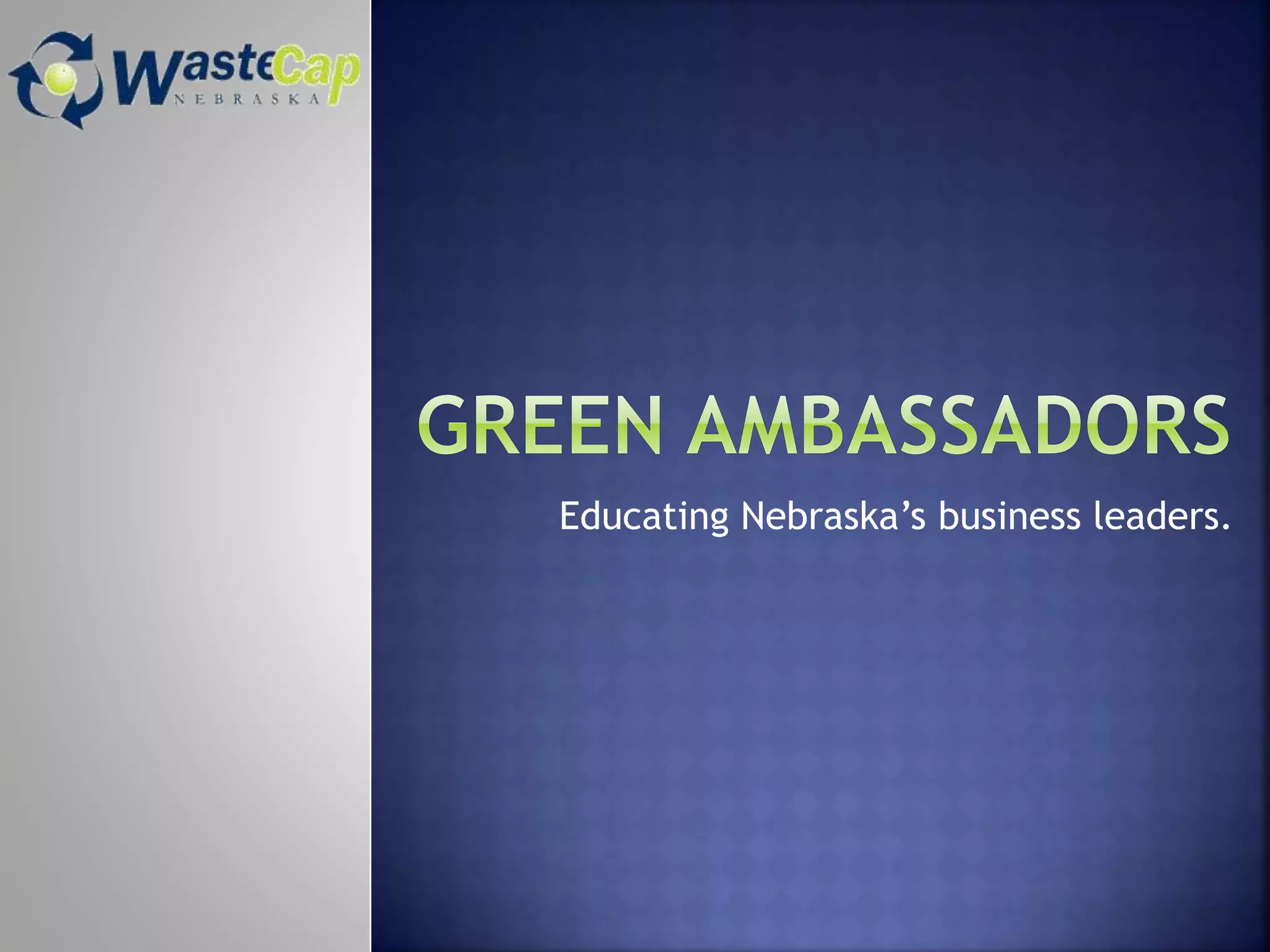 Green Ambassadors Job Description | PPT