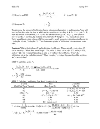 Green ampt | PDF