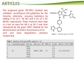 Green analytical chemistry | PPTX