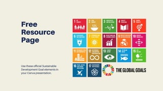 Green and Blue Geometric Business Progress Report Sustainable ...