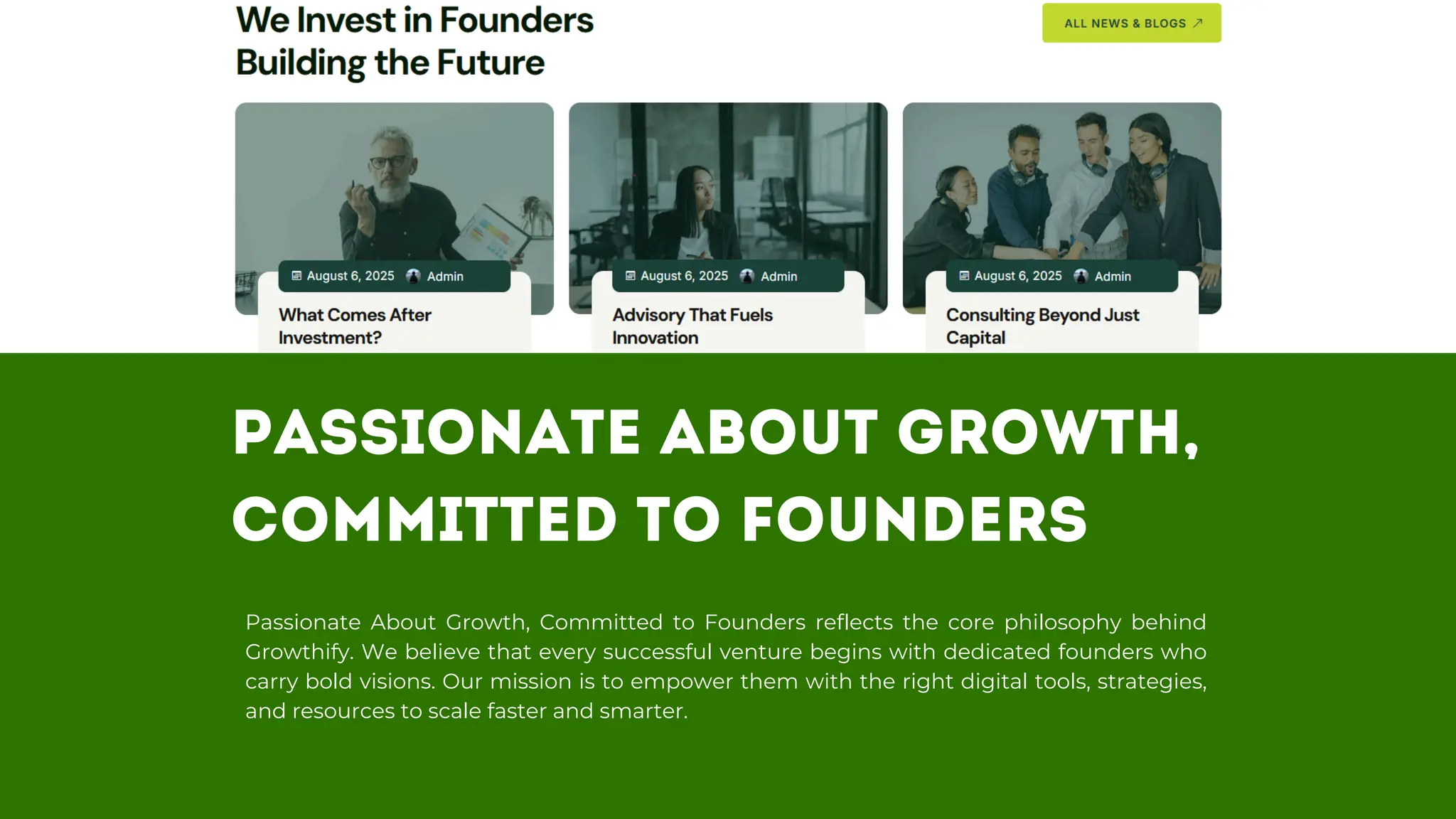 🚀 Boost Your Startup Website Instantly with Growthify! 🚀 | PDF