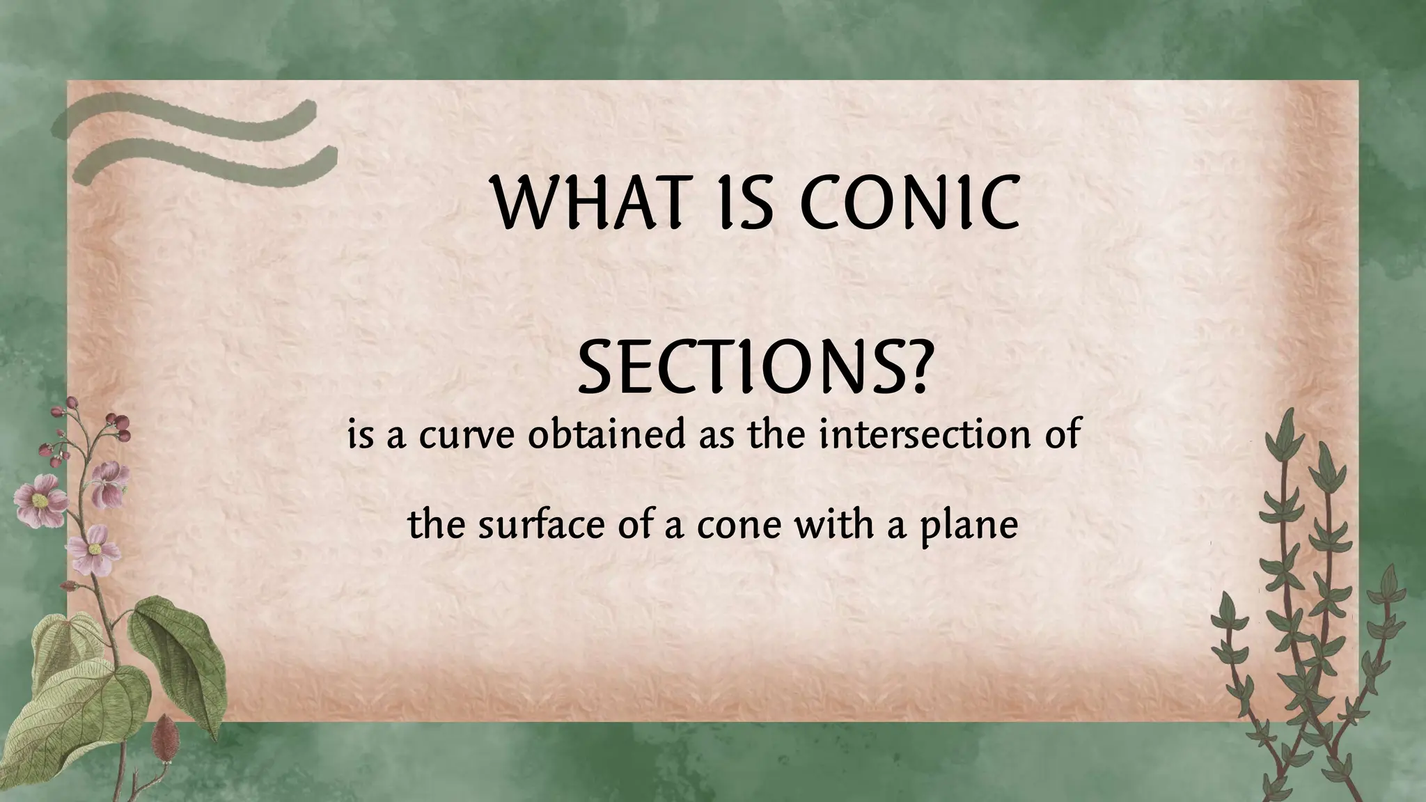 Conic Sections | PPT