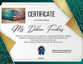 Green And Gold Modern Dark Elegant Of Achievement Award Certificate ...