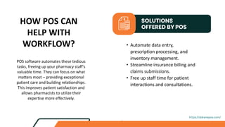 Specialities of Pharmacy POS system software | PDF