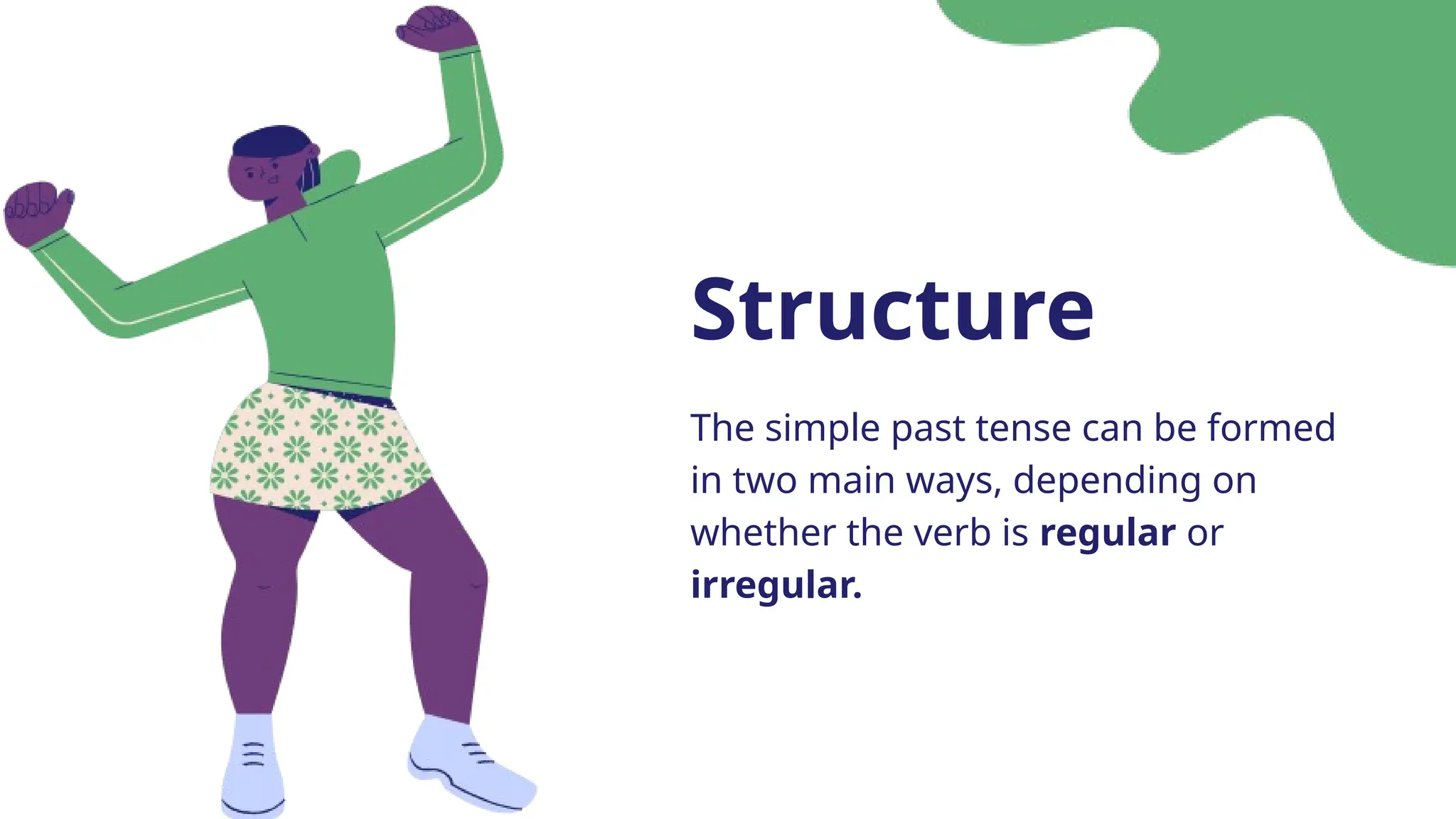 Grammar simple past tense presentations. | PPTX