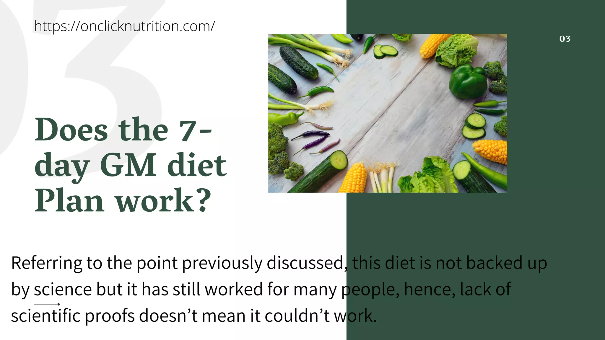 7 Day Gm Diet Plan Is It An Easy Way To Lose Weight Ppt