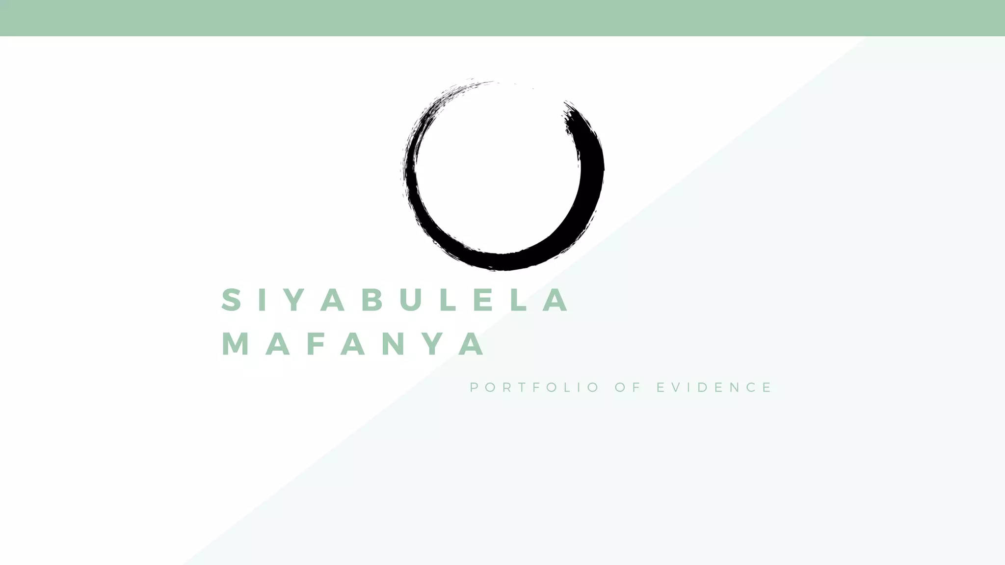 Siyabulela Mafanya Portfolio leave-behind | PPT