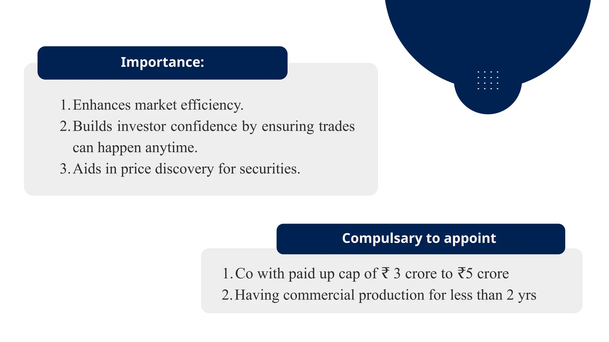 functionaries of stock market, shjxms kshdbmsh the | PPTX