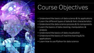 Introduction to data science Course | PPT