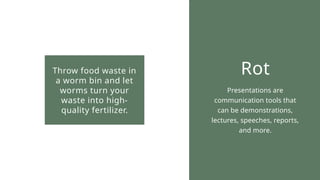 Green and White Zero Waste Living Nature or Environmental Causes ...