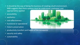 Green architecture | PPTX