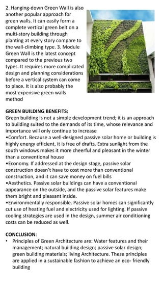 Green architecture | PPTX
