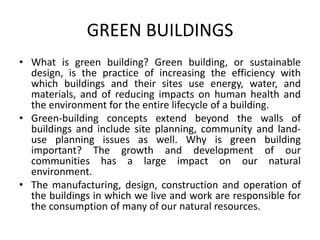 GREEN ARCHITECTURE | PPTX