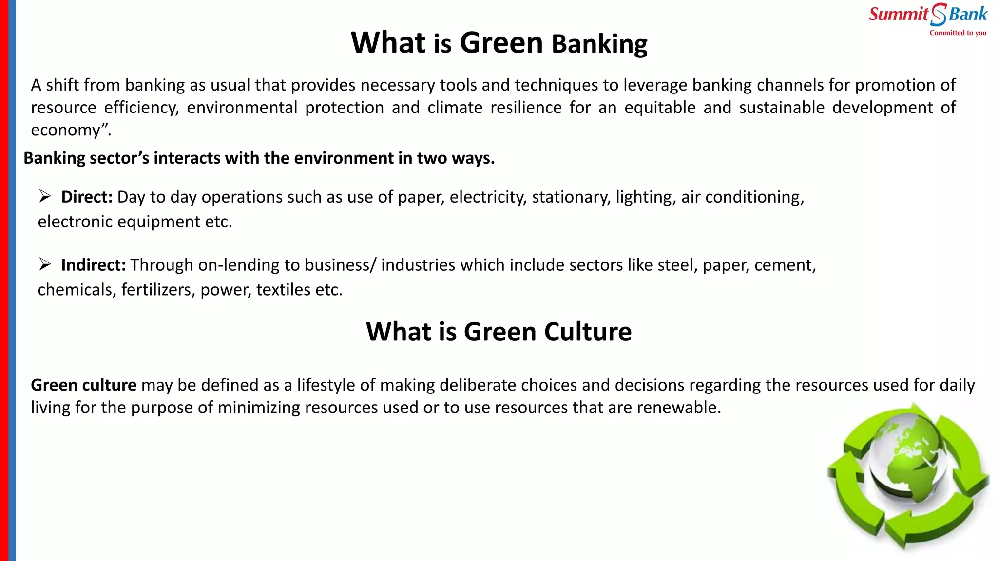 Introduction to Green Banking | PPTX